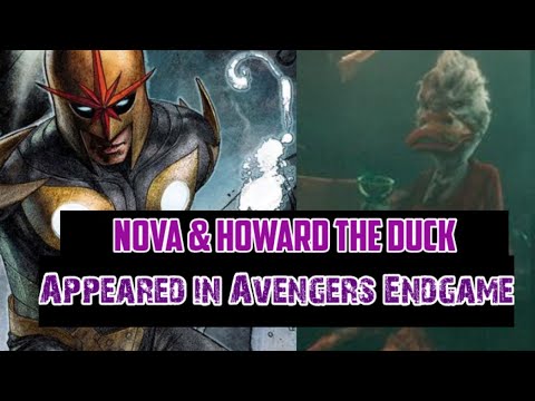 Nova and Howard The Duck Appeared in Avengers Endgame + A GIANT mistake Marvel Made