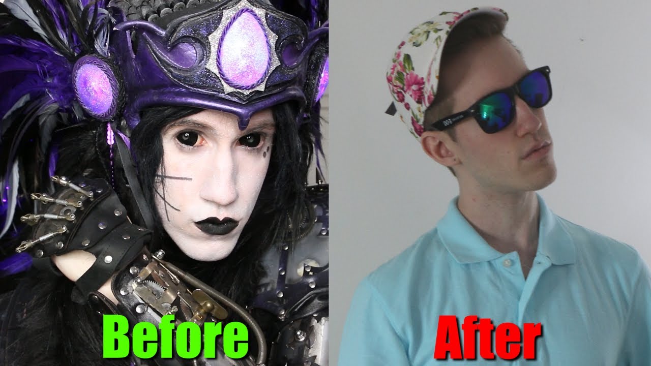 Goth to Preppy (TRANSFORMATION)