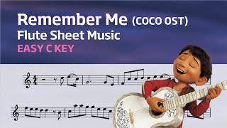 Disney Coco OST - Remember Me (Flute Sheet Music) by sonye flute楽譜