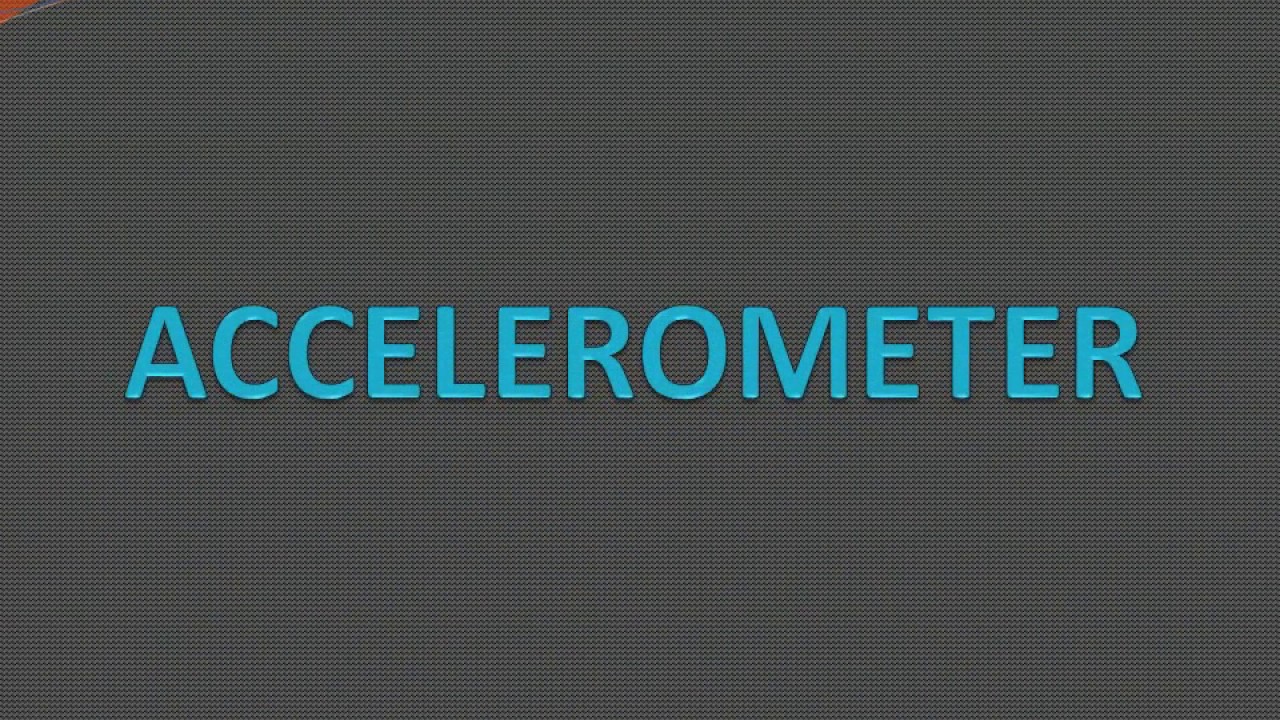 Accelerometer ppt