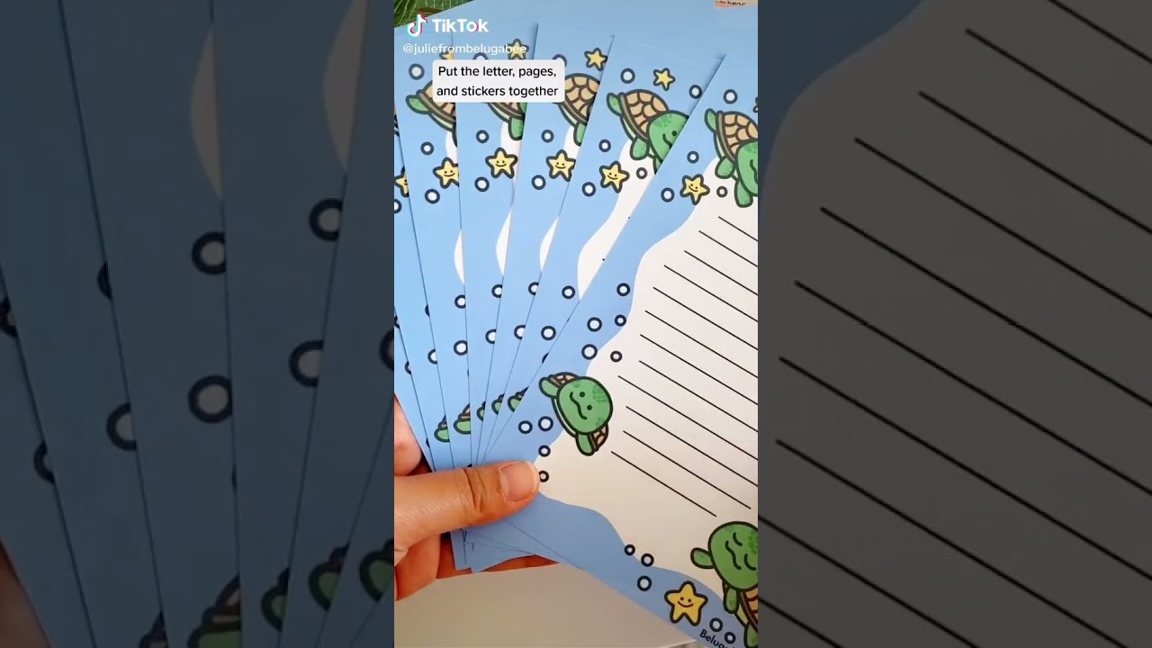 How to make letter writing set 💜️