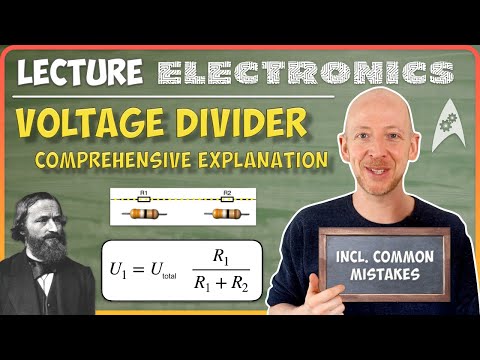Voltage Divider : Derivation, Exercise, load-free vs. load-bearing | Online Lecture "Electronics"