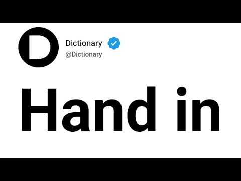 Hand in Meaning In English