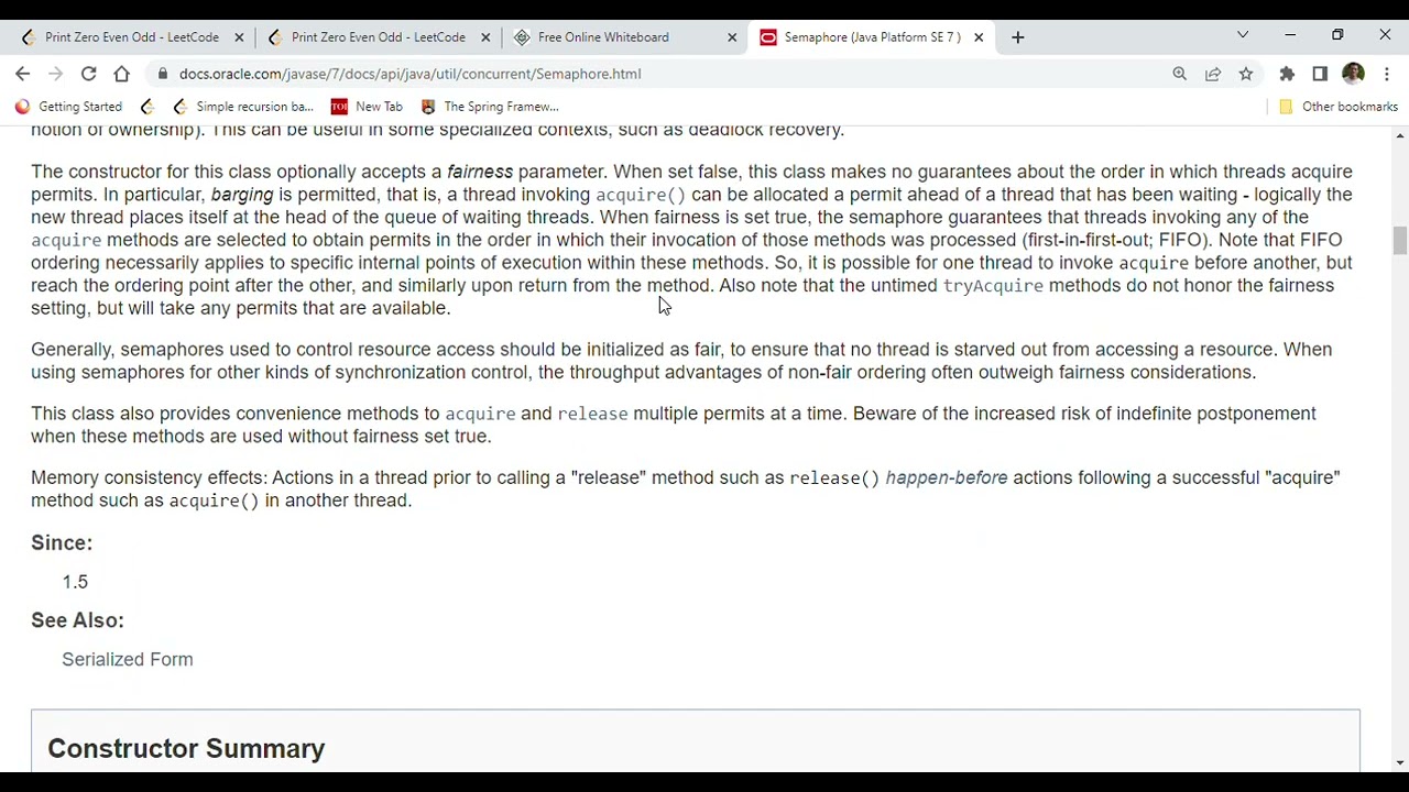 Leetcode 1116  Print Zero Even Odd   Java Multithreading Question