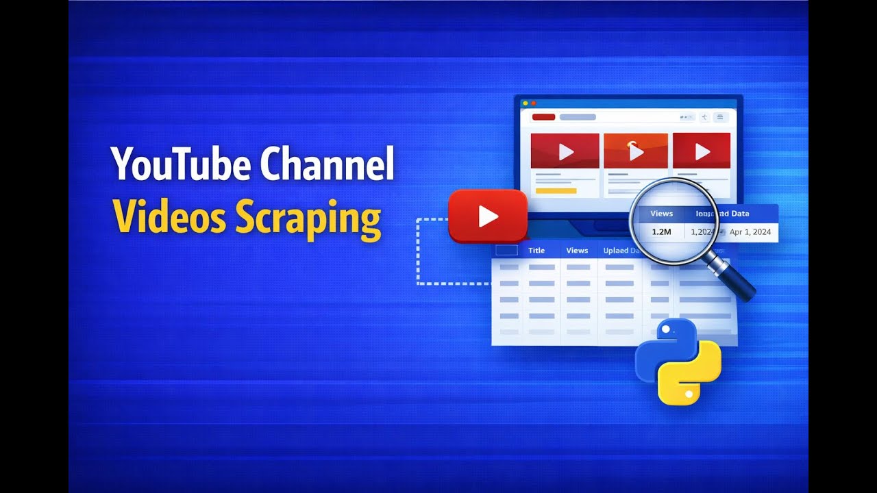 How to Extract YouTube Channel Video Data Using Python and YouTube Data API