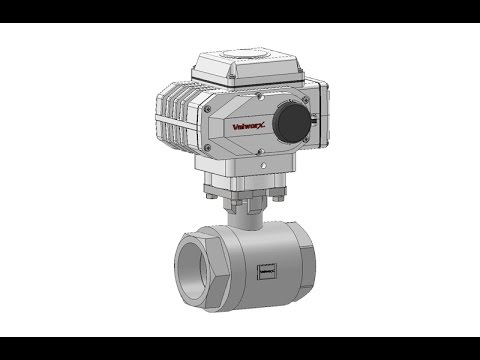 Valworx Electric Actuated Stainless Ball Valves