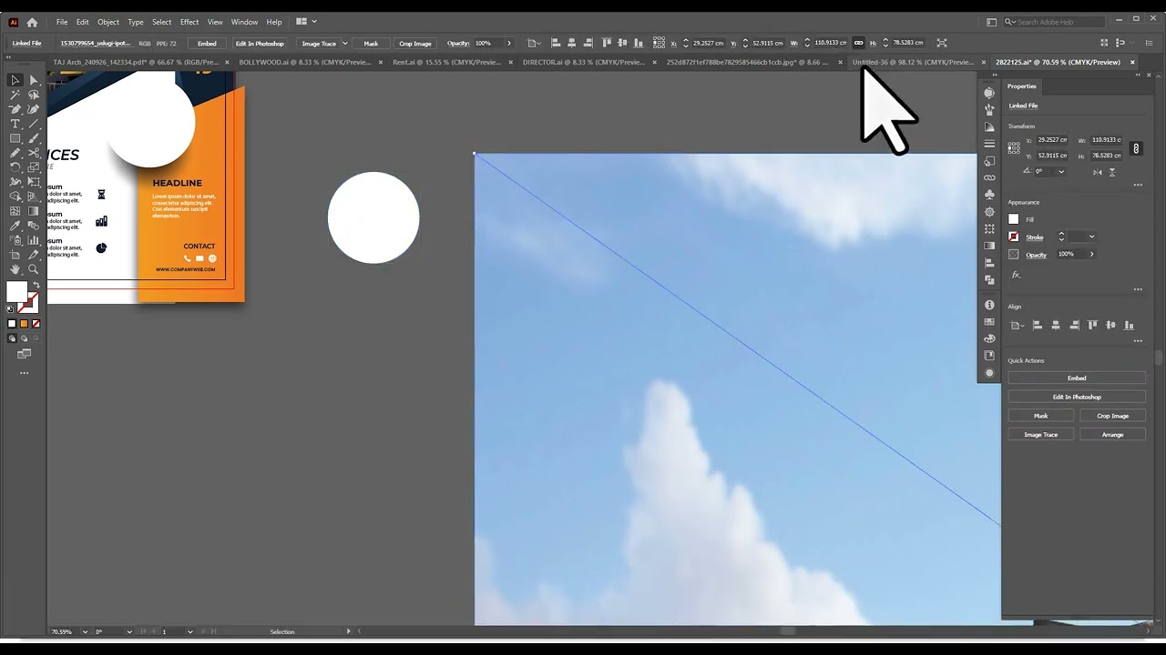 Easy Flyer Design in Adobe Illustrator | Flyer Free Templates   #adobeillustrator