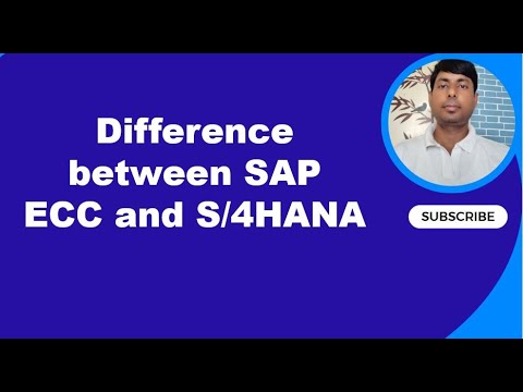 The key difference between SAP ECC and SAP S/4HANA #sapfico #sapclasses