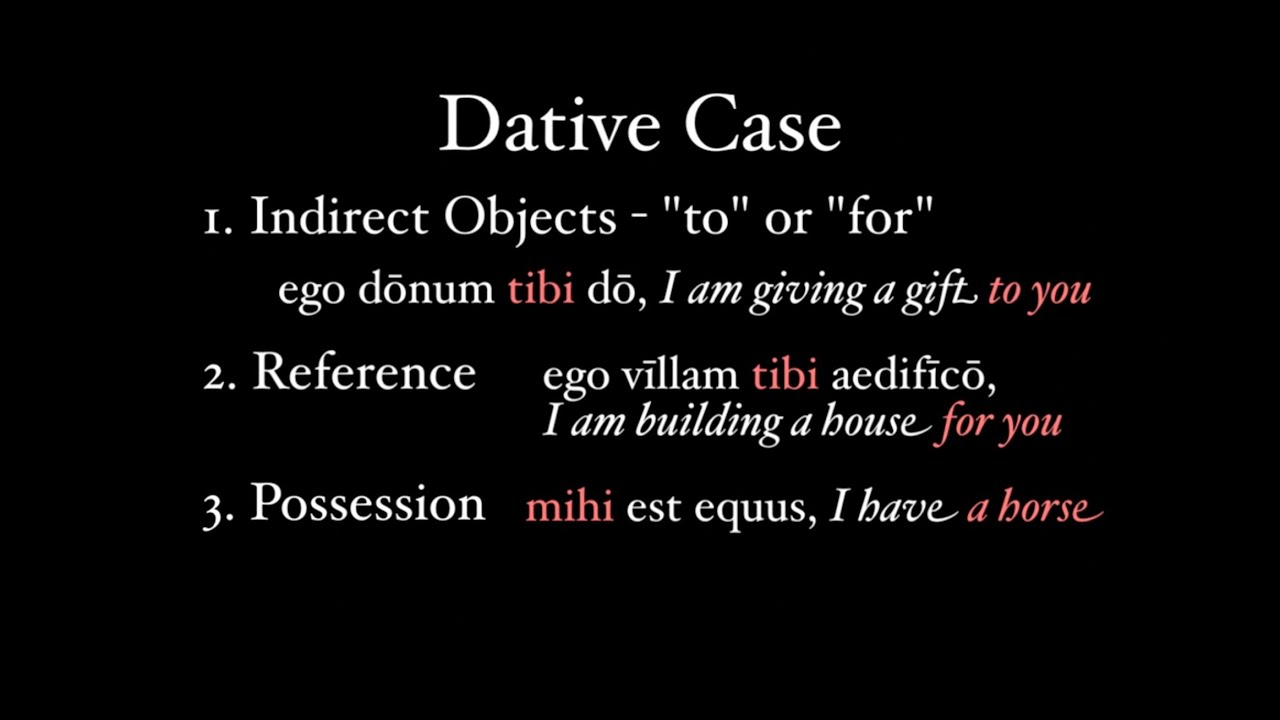 Latin's Case System