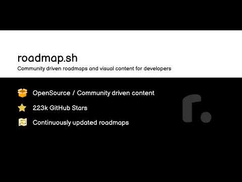 GitHub - kamranahmedse/developer-roadmap: Interactive roadmaps, guides and other educational cont...