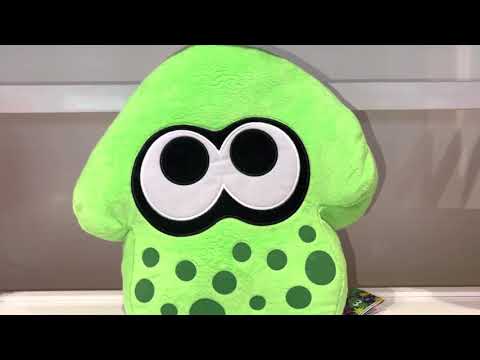 Splatoon 2 Inkling Squid Neon Green Plush Toy