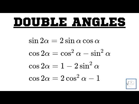 Double Angle Identities | Grade 12 Trigonometry