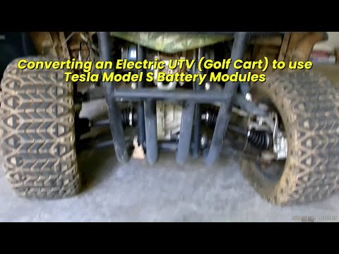 Converting an Electric UTV or Golf Cart to use Tesla Lithium Ion Batteries instead of Lead Acid