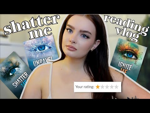 i finally read the SHATTER ME series... 👀 📖 *spoiler reading vlog*