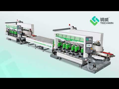 Techwin glass double pencil edger
