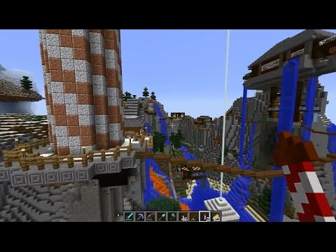 Steam Community :: Video :: Minecraft: Spawn, Waterfall & Walled Base ...