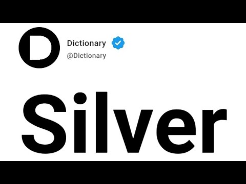 Silver Meaning In English