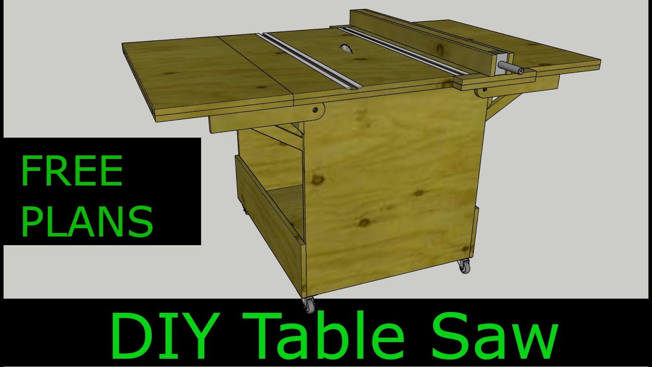 DIY Table saw | Large homemade table saw using a circular saw