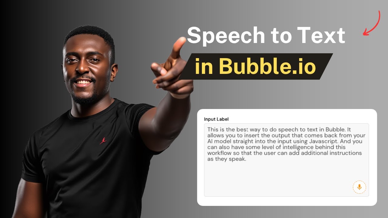 How to properly set up Speech to Text in Bubble.io - Tips - Bubble Forum