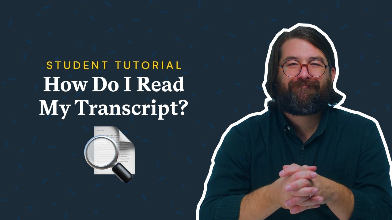 How Do I Read My Transcript?