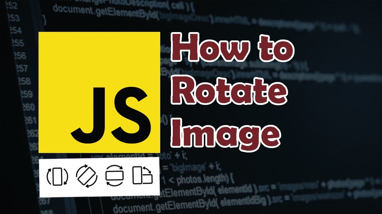 How to Rotate Image in a Website using Javascript