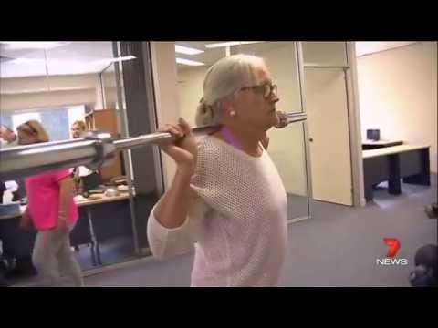 Osteoporosis Sufferers Using Weight Training