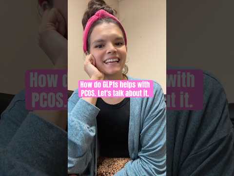 How do GLP1s helps with PCOS (polycystic ovarian syndrome) Let's talk about it. #glp1 #pcos