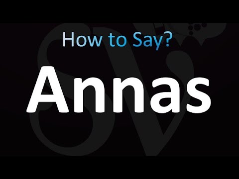 How to Pronounce Annas (correctly!)