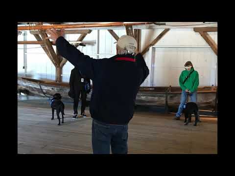 Guiding Eyes for the Blind Delmarva visits the Chesapeake Bay Maritime Museum