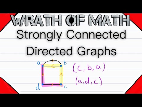 Strongly Connected Directed Graphs | Graph Theory, Digraph Theory