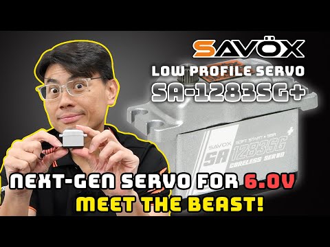 【SAVOX】🔥 SA-1283SG+ 🔥 Low Profile. High Torque. Game Changed #savox #servo #rcservo #1283
