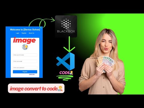 Converting Images to Code Using Blackbox AI | AI-Powered Coding Tutorial with out coding