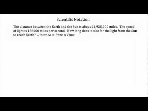 Scientific Notation and Powers of Base 10