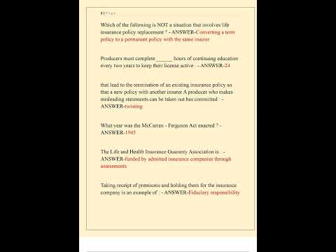 XCEL LIFE INSURANCE INDIANA FINAL EXAM NEWEST 2025 ACTUAL EXAM COMPLETE 100 QUESTIONS AND CORRECT DE