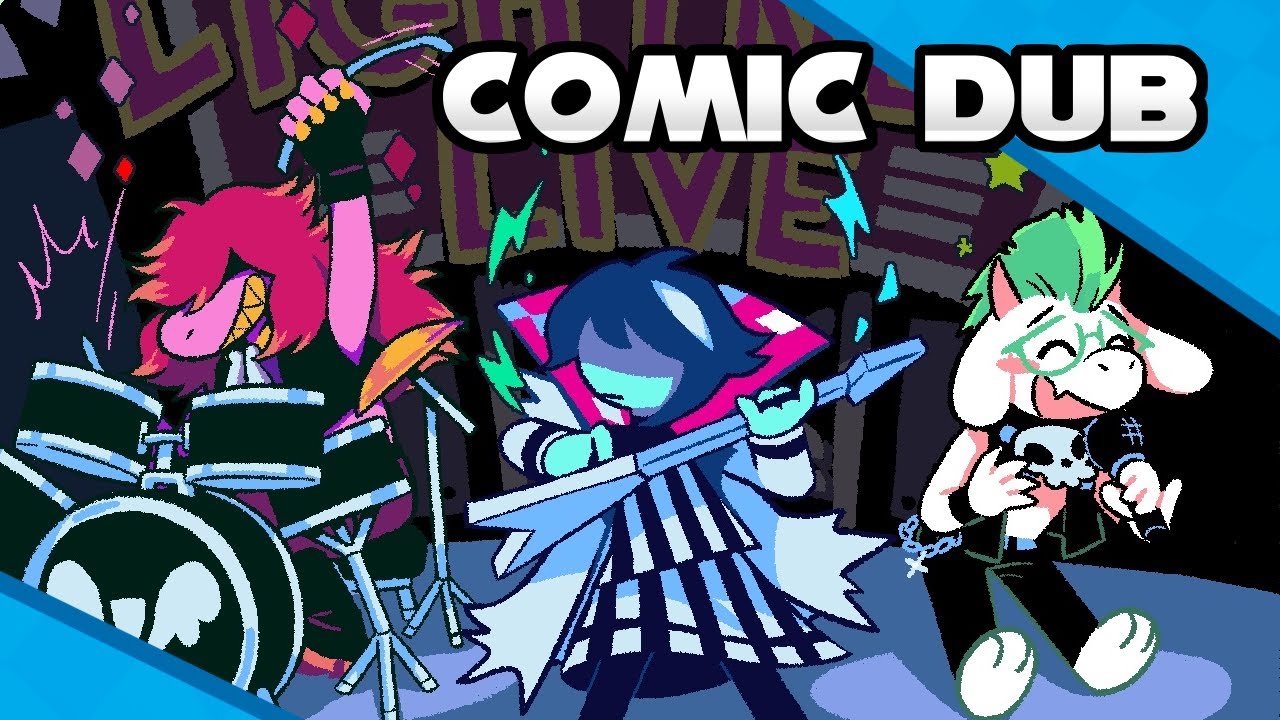 Playing In and Crashing Out! ( Deltarune Comic Dub)