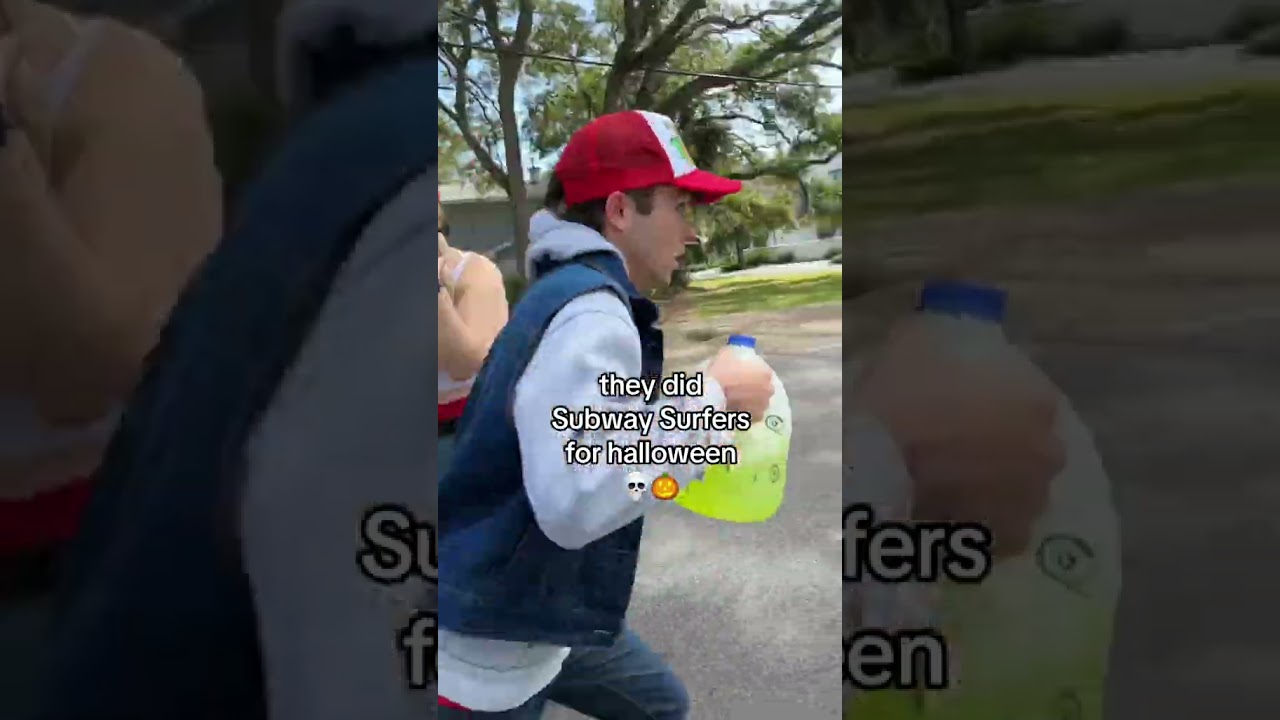 they dressed up for the Subway Surfers Challenge #subwaysurfers