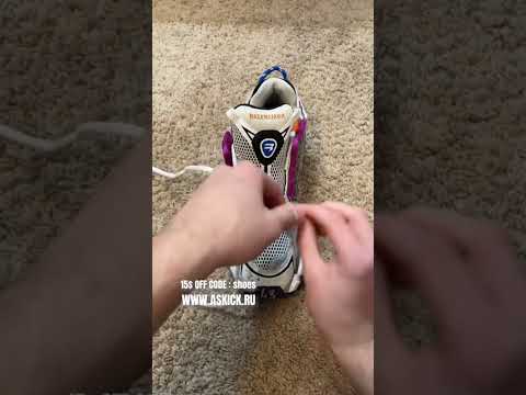 How to lace Balenciaga Runners #backtoschool #lace #sneakerhead #balenciaga #fashion #Skyhighmar