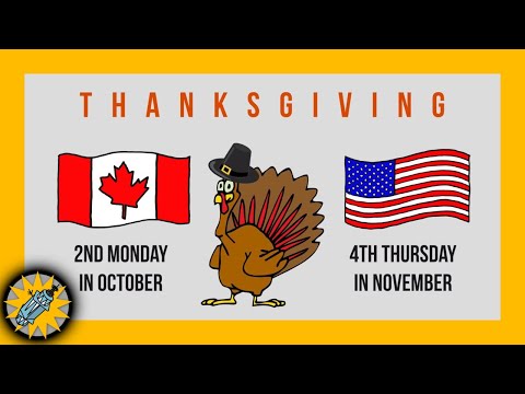 When is Thanksgiving? | Canada vs USA