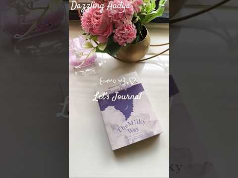 💜 SATISFYING JOURNALING ✨ CUTE PURPLE JOURNAL 💜 #cutediy#asmr#art#journal#aesthetic#purple#moon#diy