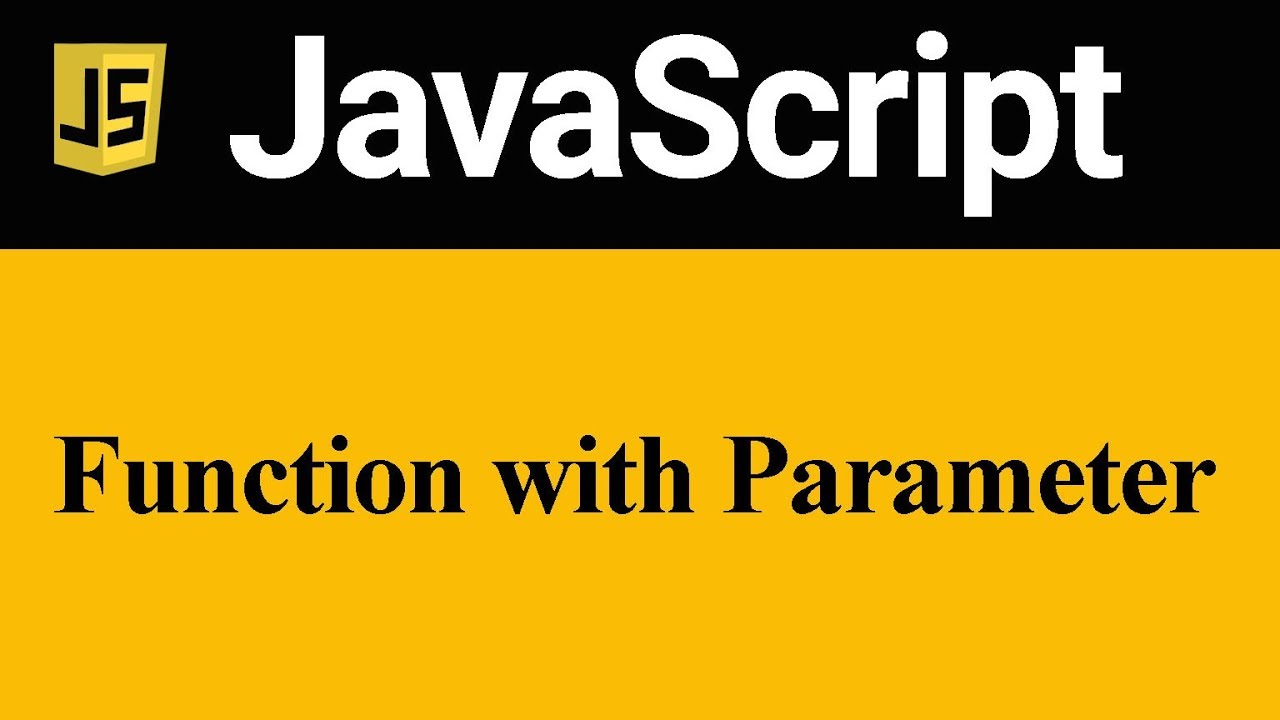 Function with Parameter in JavaScript (Hindi)