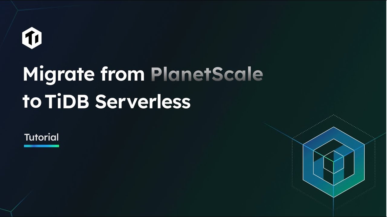 Migrate Your Database from PlanetScale to TiDB Serverless (Tutorial)