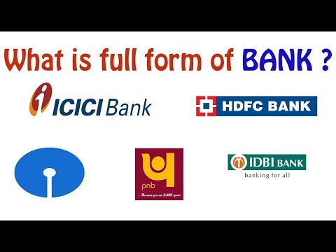 What Is full form of BANK? ICICI, HDFC, UCO, PNB, ING, IDBI