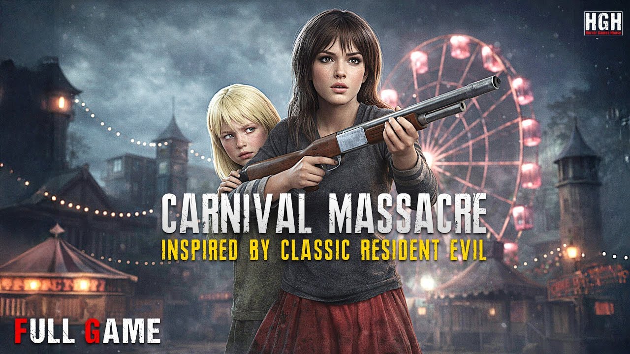 CARNIVAL MASSACRE | Inspired by Classic Resident Evil | Full Game Walkthrough Gameplay No Commentary