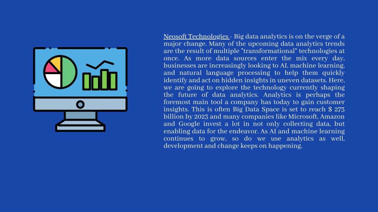 Neosoft Technologies – The future of Business Data Analytics – 5 Things to expect