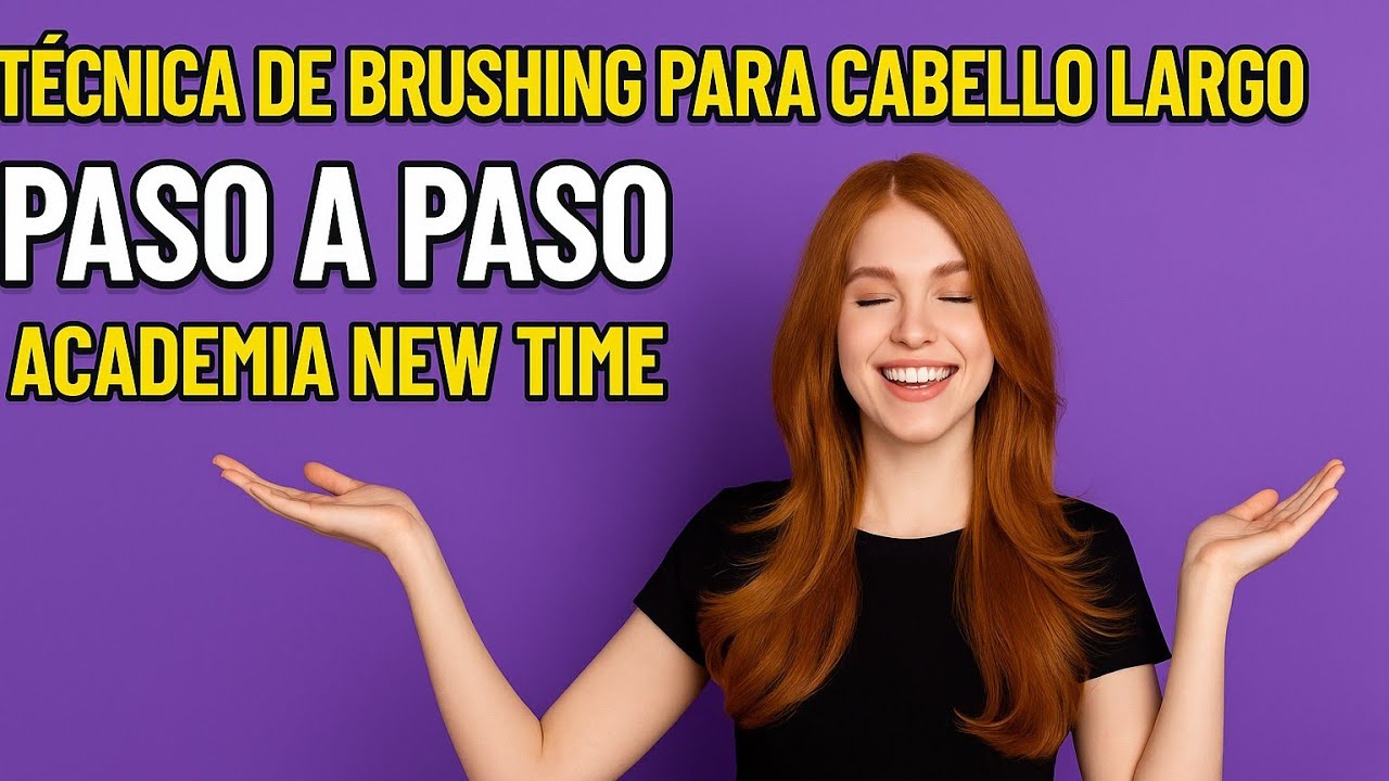 #brushing en #cabello largo, con capas. Esta técnica te va a encantar!!