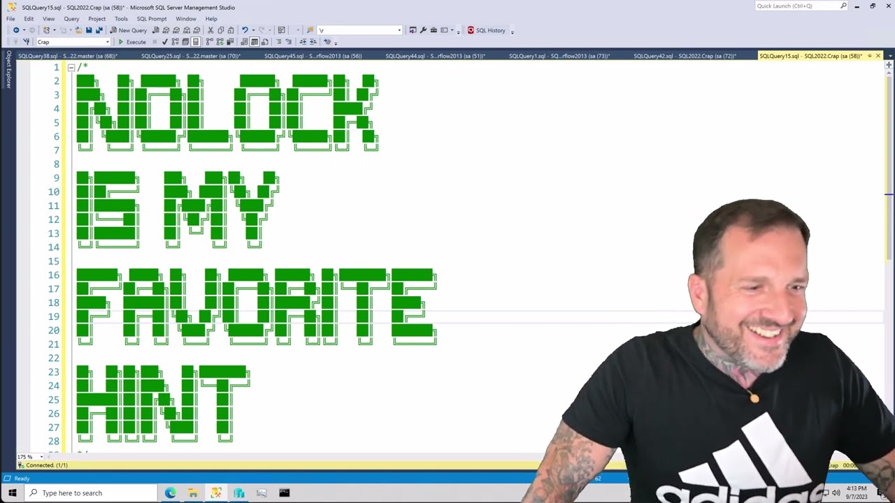 Why I Love NOLOCK Hints In SQL Server
