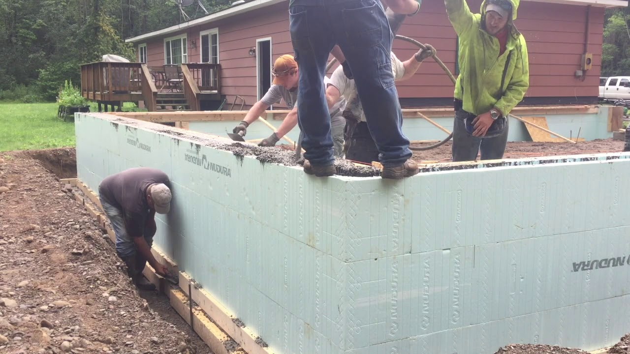 32x44 new garage ICF foundation