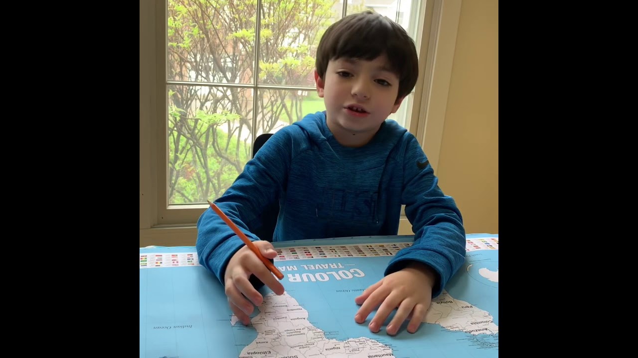 Coloring the world map project