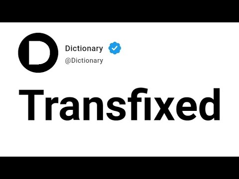 Transfixed Meaning In English
