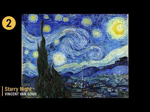 FAMOUS PAINTINGS in the World 100 Great Paintings of All Time 2 mp4